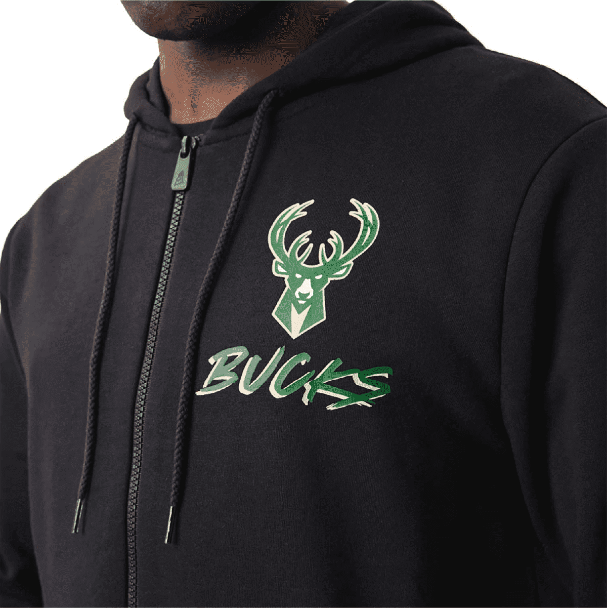 Hoodie Milwaukee Bucks NBA New Era Negro Unisex New Era