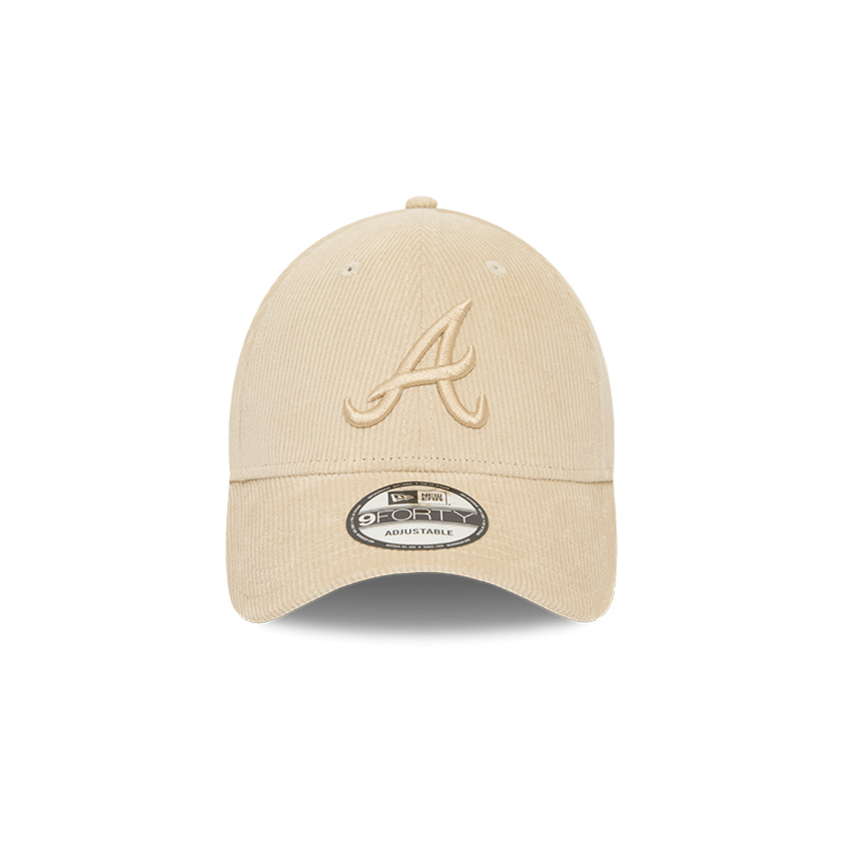 Gorra Atlanta Braves MLB Cord Essentials 9FORTY Ajustable Beige