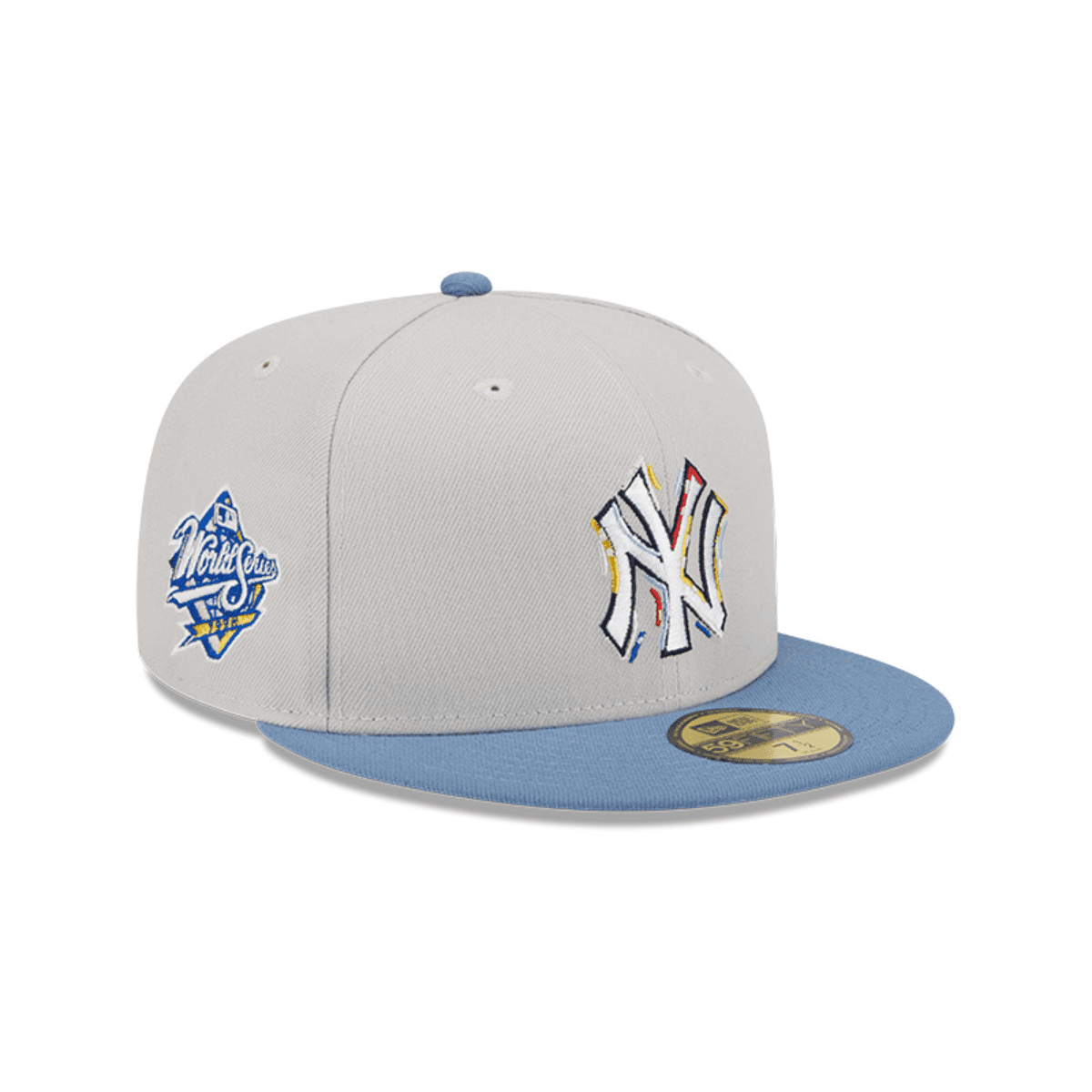 Gorra New York Yankees MLB Color Brush 59FIFTY Cerrada Beige